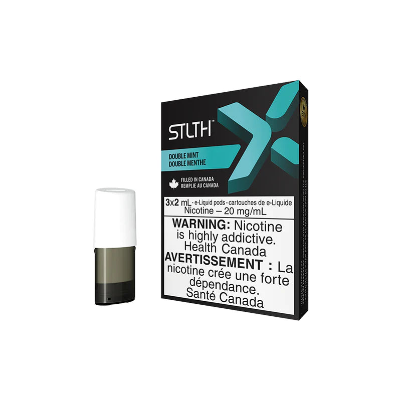 STLTH X POD PACK DOUBLE MINT (3 PACK) - Vape Cloud