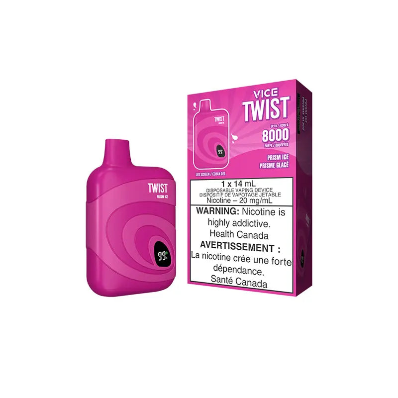 Vice Twist 8000 Prism Ice Disposable Vape – Vape Cloud